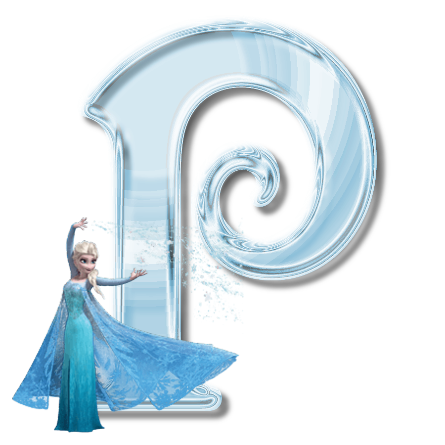 Alfabeto de Elsa de Frozen Congelando las Letras. - Oh my Alfabetos!