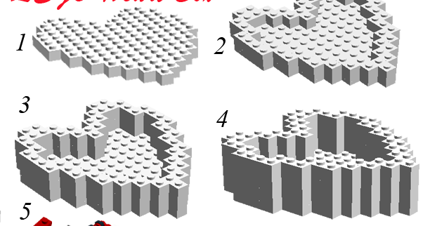 BRICK STAR: LEGO Heart Box for Valentines