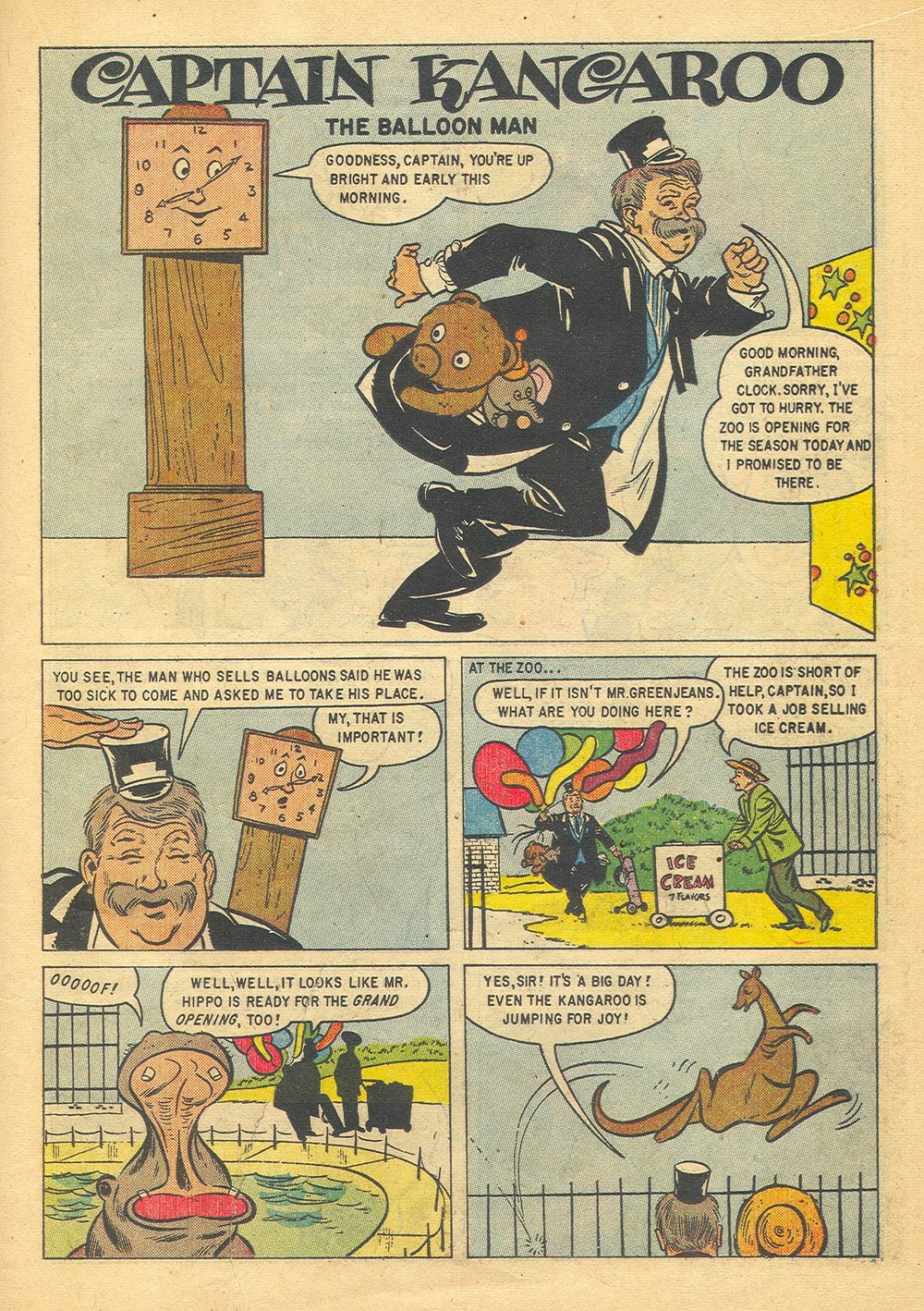 Four-Color Shadows: Captain Kangaroo-1956