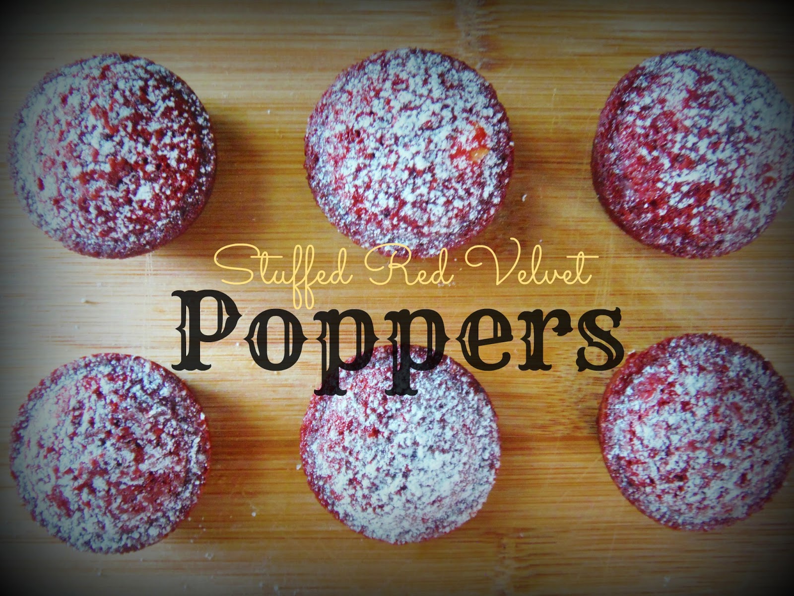 King's: Stuffed Red Velvet Poppers