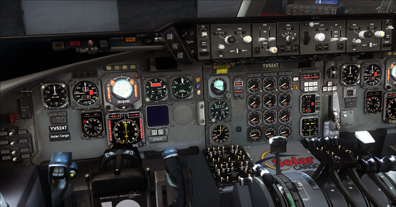 [FSX/FSX:SE/P3D] CLS HD Douglas DC 10-30F Solar Cargo YV524T Horus UHD V2