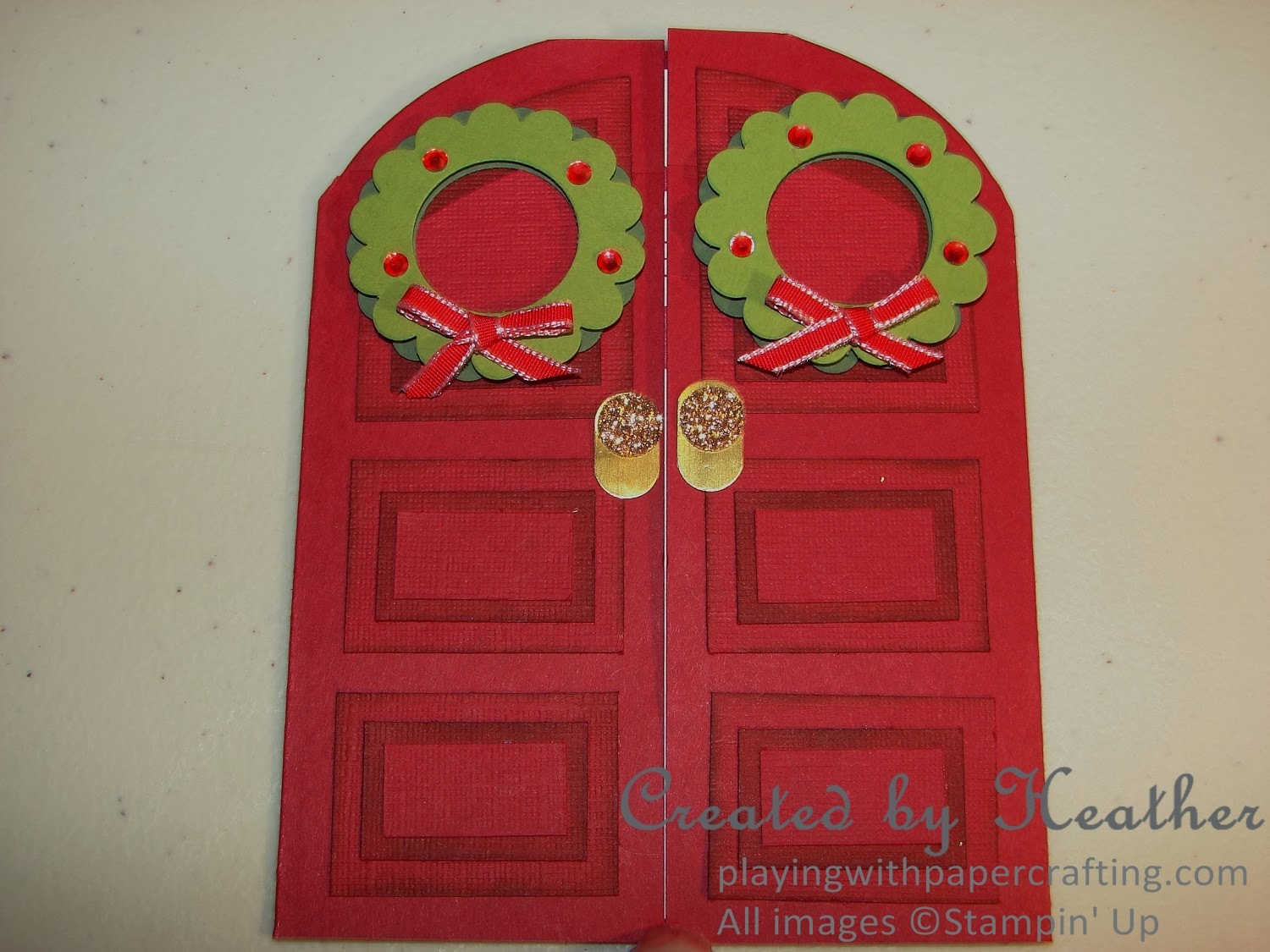 Playing with Papercrafting: Deck the Doors