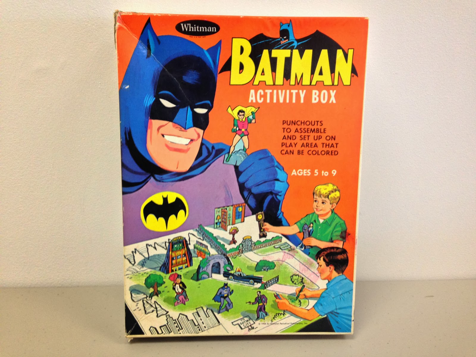 Pop Culture Safari!: Pop artifact: Batman Activity Box!