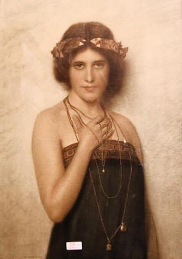 Max NONNENBRUCH (1857-1922) | Catherine La Rose ~ The Poet of Painting