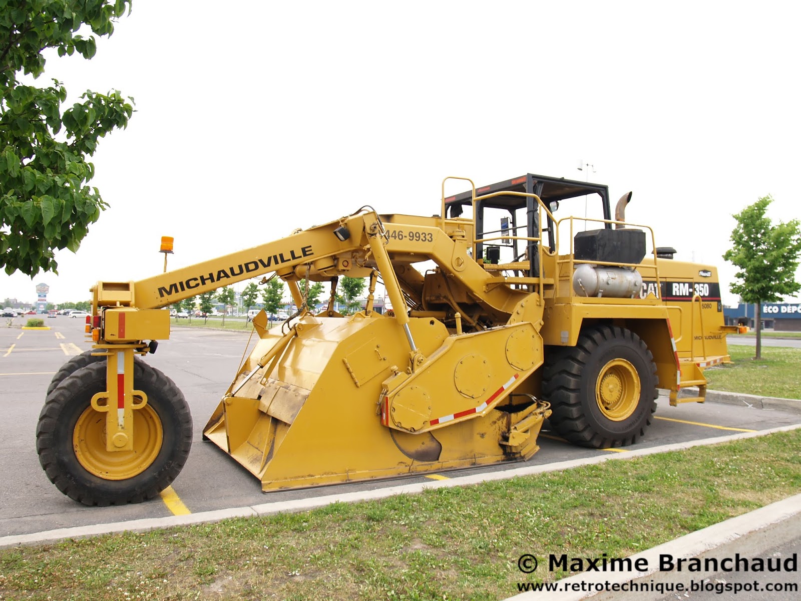 Rétro-technique: Caterpillar RM350