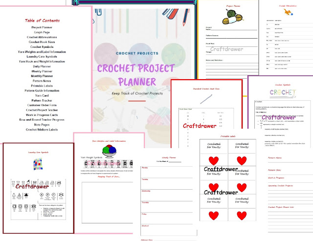 Get Organized with a Printable Crochet Planner