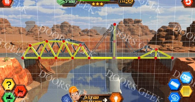Bridge Construction Simulator [Medium] Level 22 ~ Doors Geek