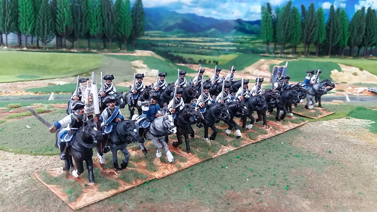 Painting Wargames Figures: Modena Cuirassiers