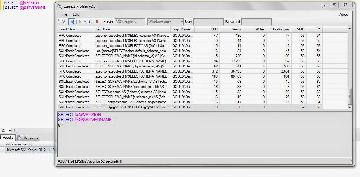 Hacer trazas en SQL Server Express
