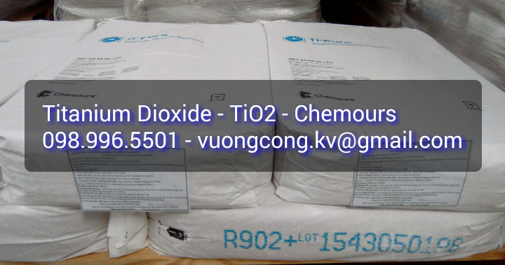 HÓA CHẤT CÔNG NGHIỆP: Bột màu trắng Titanium Dioxide Ti-pure R902, R902 ...