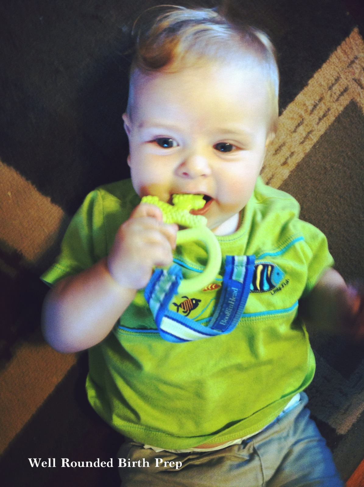 Well Rounded Birth Prep: Pacifier clip = teether tether. You're welcome.