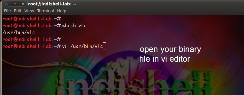 using 'vi text editor' as hex editor | Start With Linux | Mannu Linux