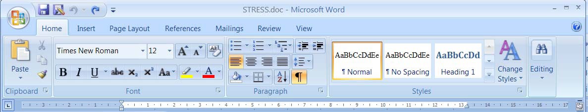 Microsoft Office 2010: MicroSoft Word 2010 Screen Layouts