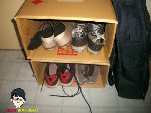 Tips: Cara Buat Rak Kasut Guna Kotak? - Blog Kimi Jamai