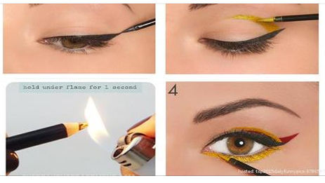 How to Apply Artistic Eyeliner Design Art Tutorial | USA Fashion Trends