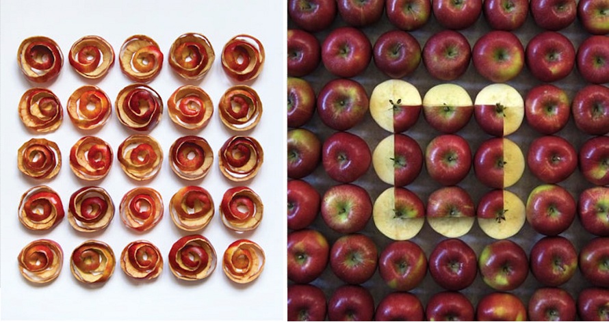 Simply Creative: Geometric Food Art by Şakir Gökçebağ