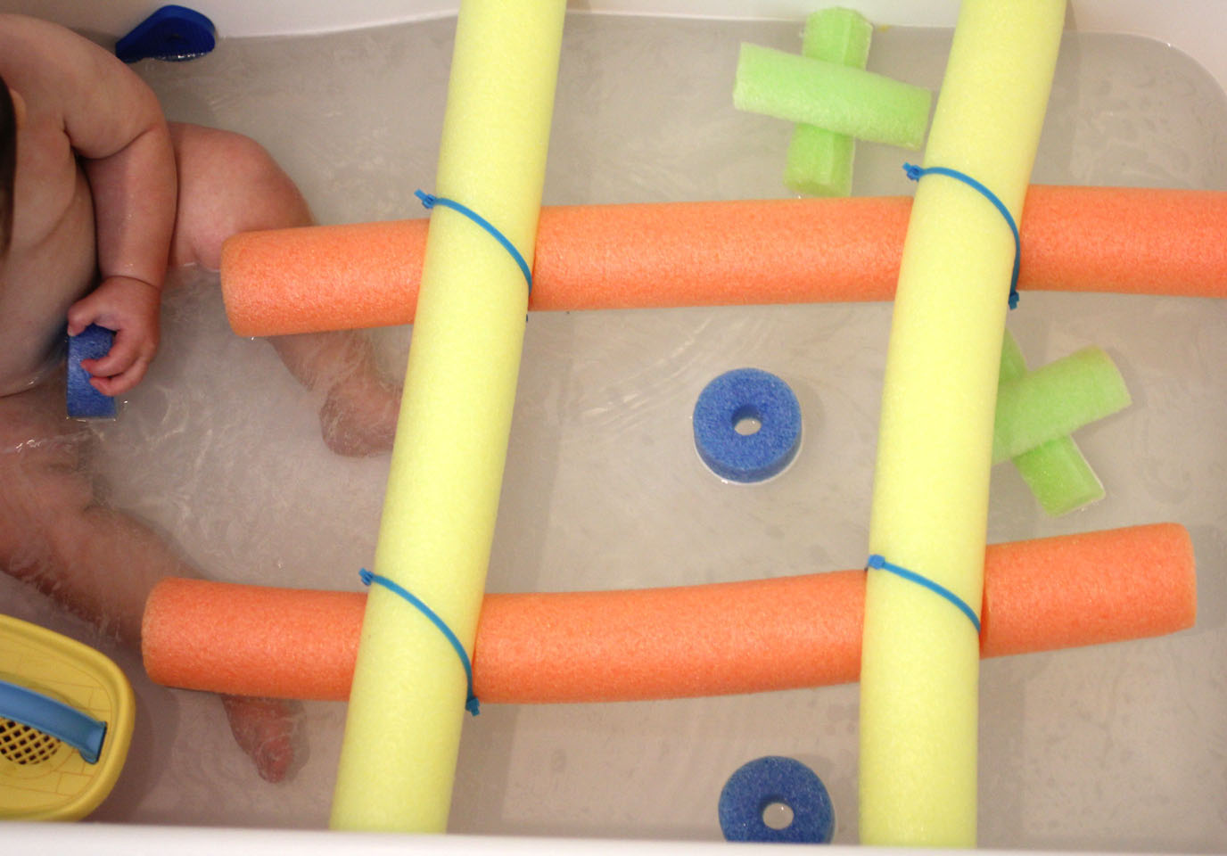 Pool Noodle Tic Tac Toe - Repeat Crafter Me