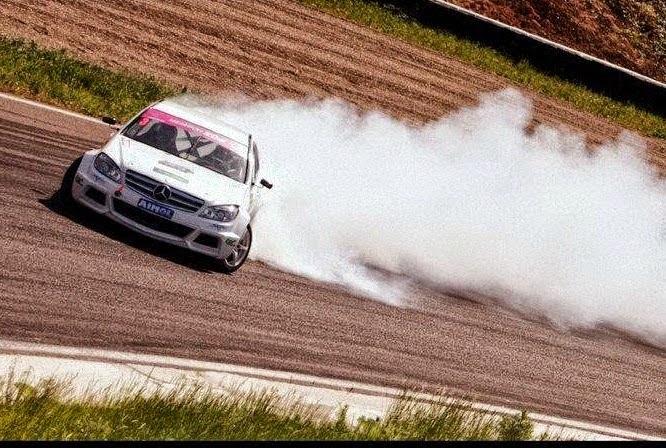 Mercedes W204 DRIFT with 2JZ engine | BENZTUNING