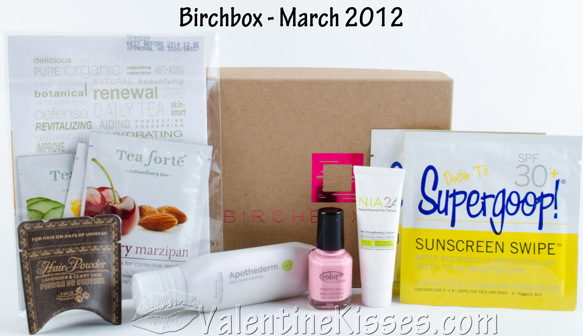 Valentine Kisses: Birchbox - March 2012