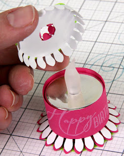 Kay's Keepsakes: Tea Light Cake With Mini Cake Plate