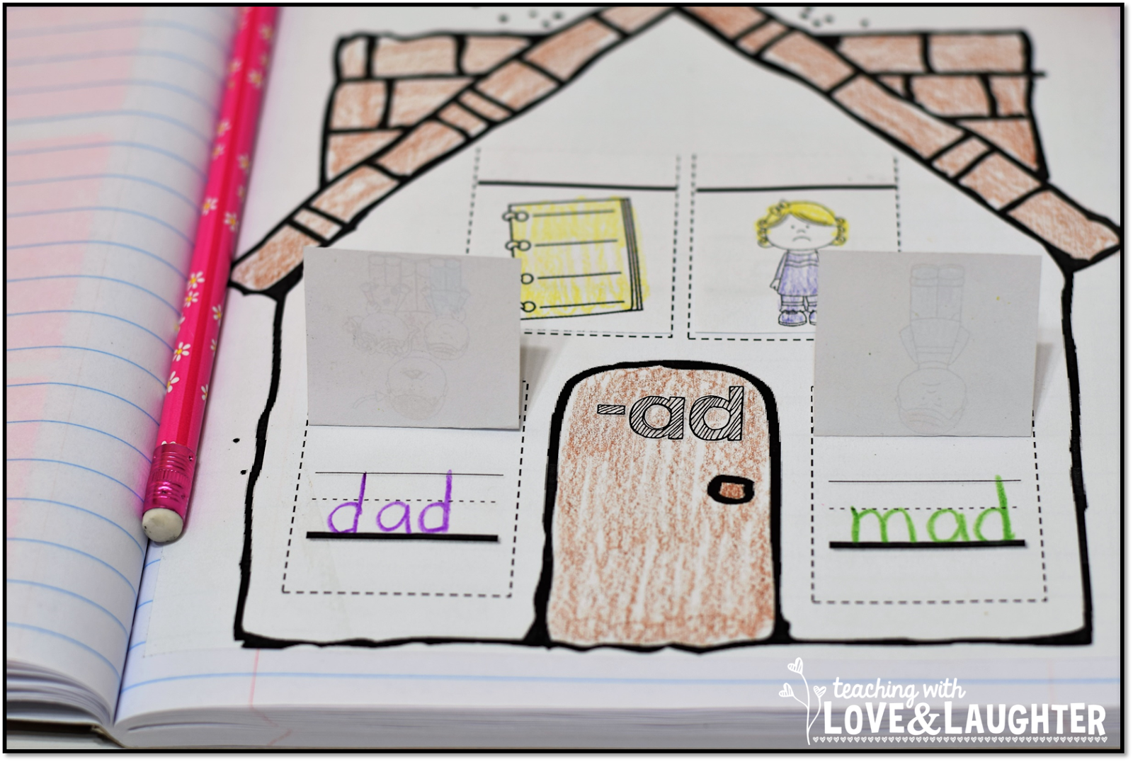 Teaching With Love and Laughter: Kindergarten Phonics Interactive Notebooks