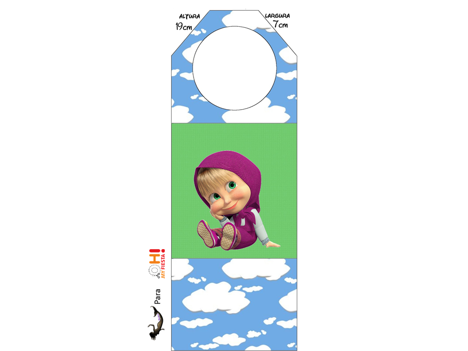 Masha and the Bear: Free Party Printables. - Oh My Fiesta! in english