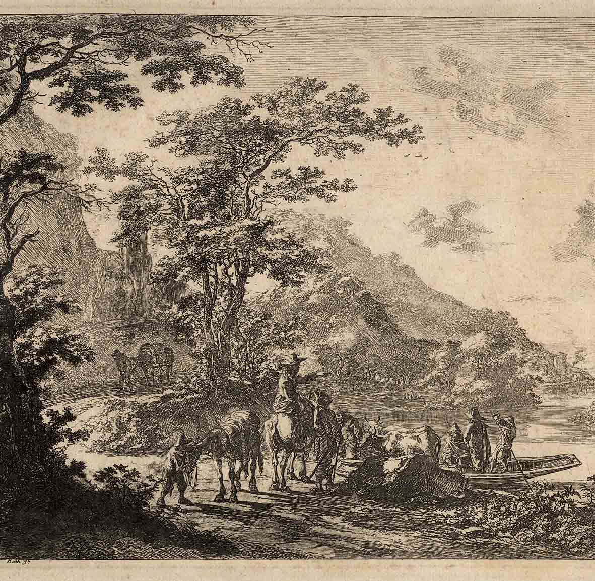 Prints and Principles: Jan Both, "River Crossing"