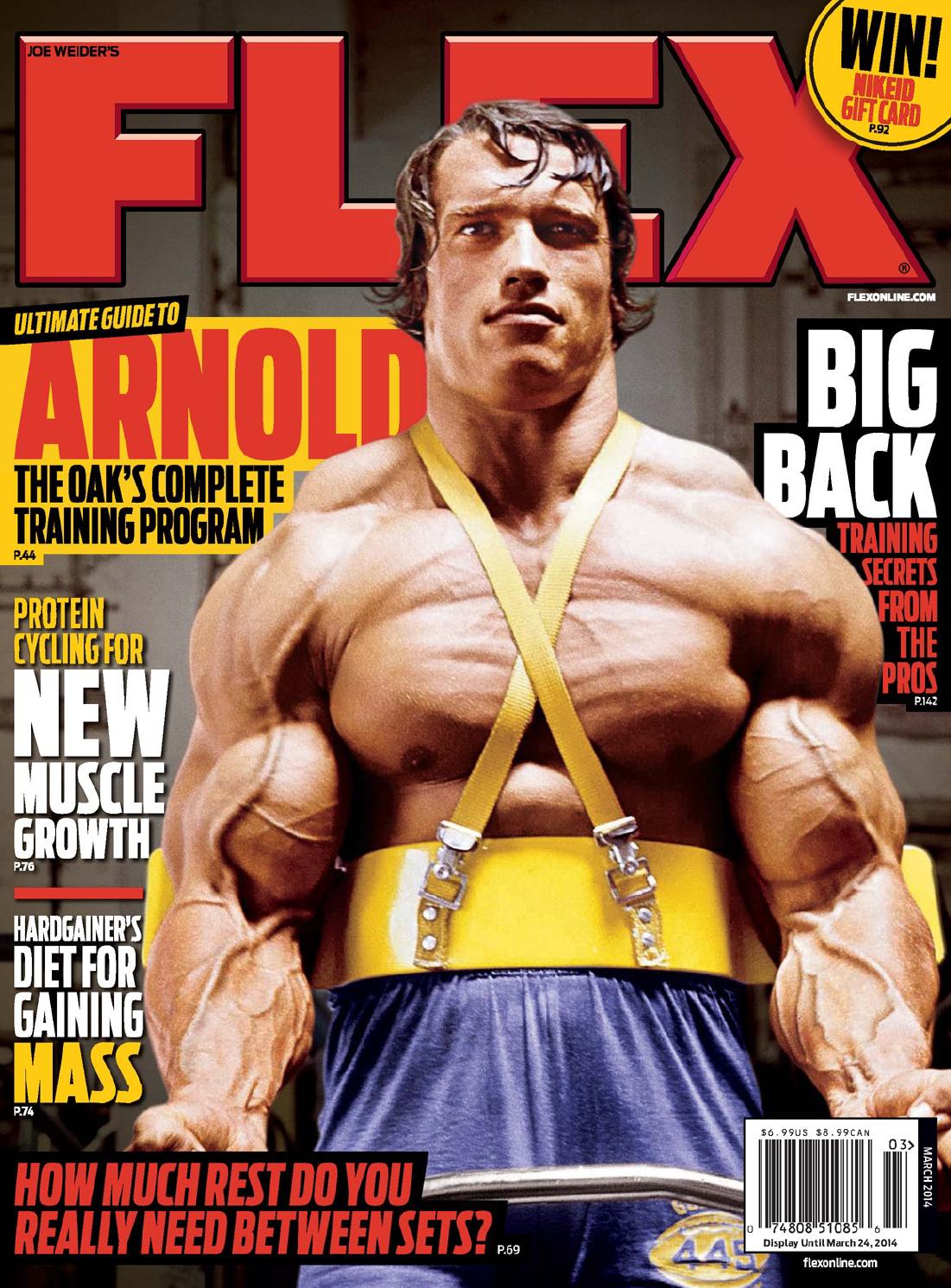 Celebrity-interviews-library: Arnold Schwarzenegger in FLEX USA, March 2014