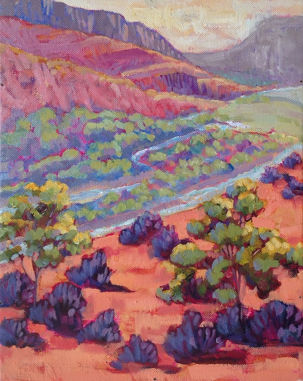 Daily Painters Of Colorado: Santa Fe Landscape Painting "Chama River ...