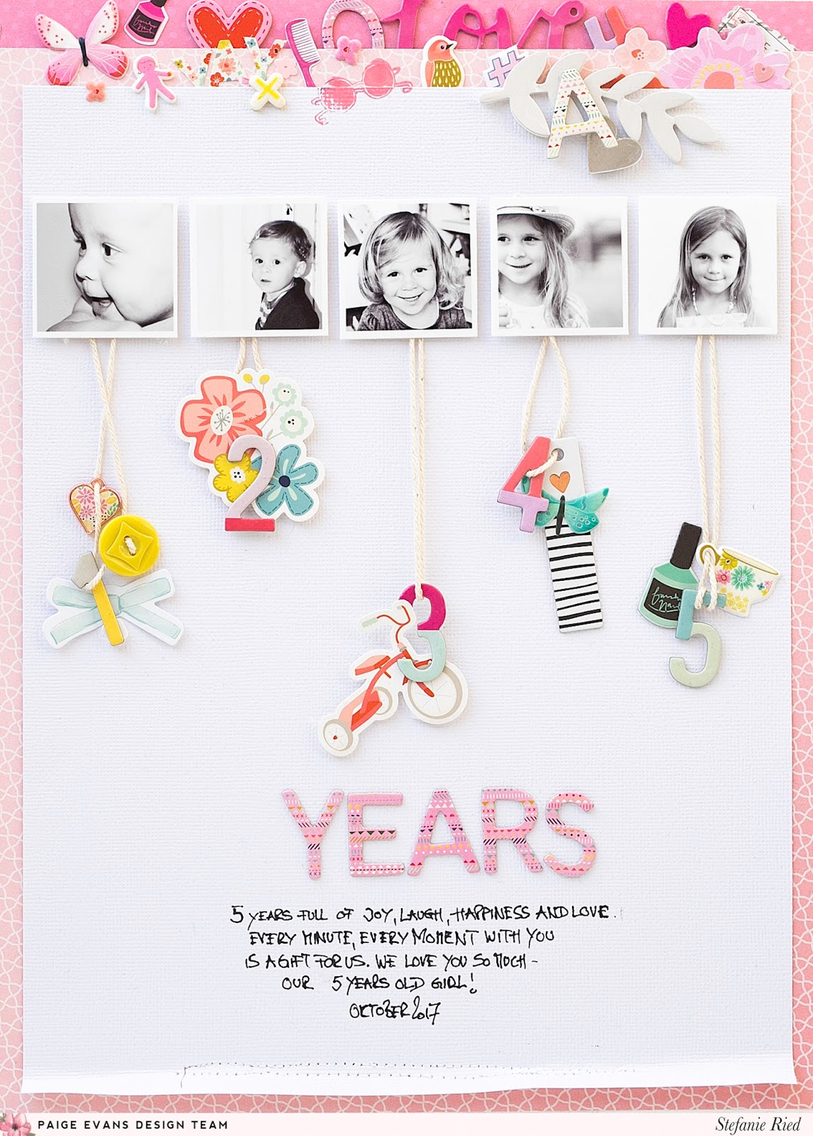 5 Photos Layout by Steffi Ried | Paige Taylor Evans