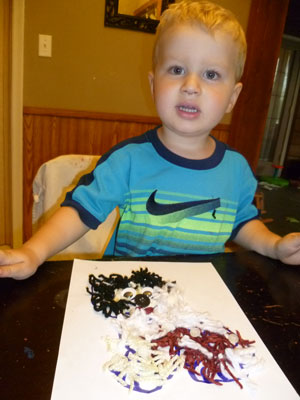 Save Green Being Green: Try-It Tuesday: Easy Furry Dog Toddler Craft