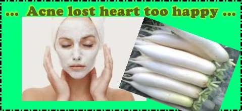 How to Remove Acne with Radish - Health Care and Beauty
