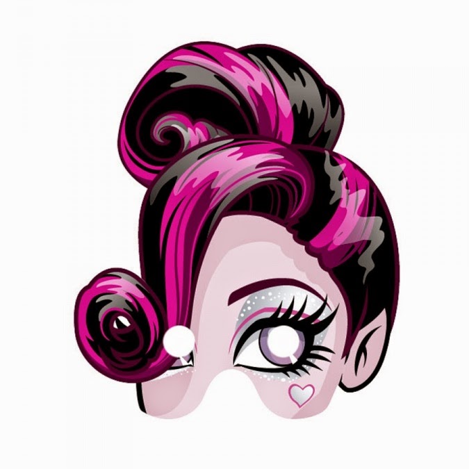 Monster High Free Printable Masks. - Oh My Fiesta! in english