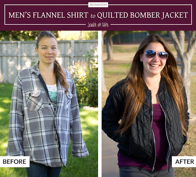 Refashion Co-op: Men's Flannel Shirt Refashion