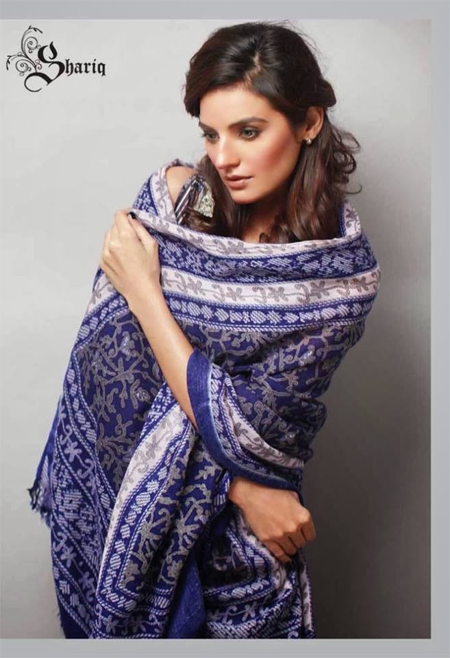 new shawl collection by Rabeeah for winter 2014 - Utho Jago Pakistan