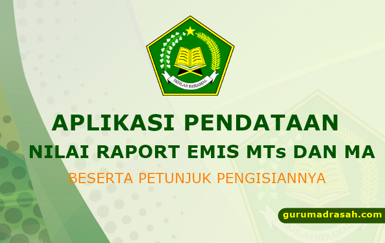 Aplikasi Pendataan Nilai Raport Emis MTs dan MA Beserta Panduan ...