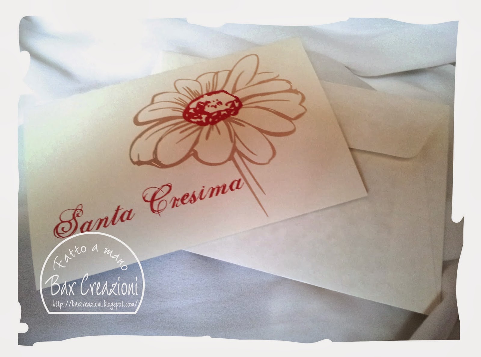 Bax Creazioni: Inviti alla Santa Cresima