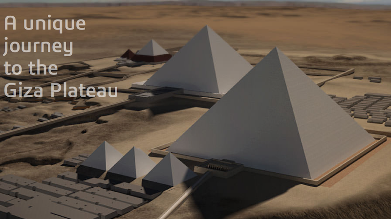 Explore Giza Pyramids in 3D | Lady Queen