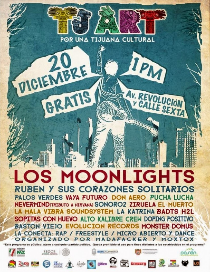 RTNoticias: Los Moonlights y Ziruela en el TJ ART este sábado en la "Sexta"