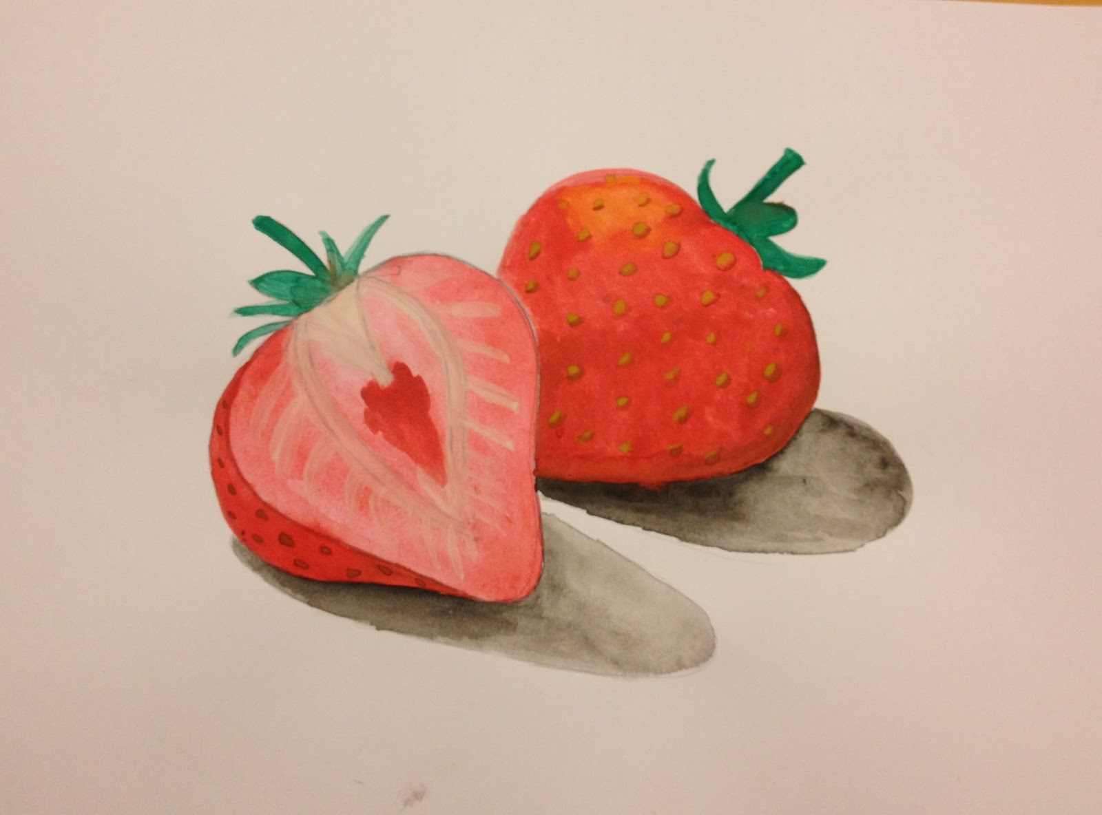 Blog van Manon Verhulst: Beeldopdracht fruit en groente tekenen