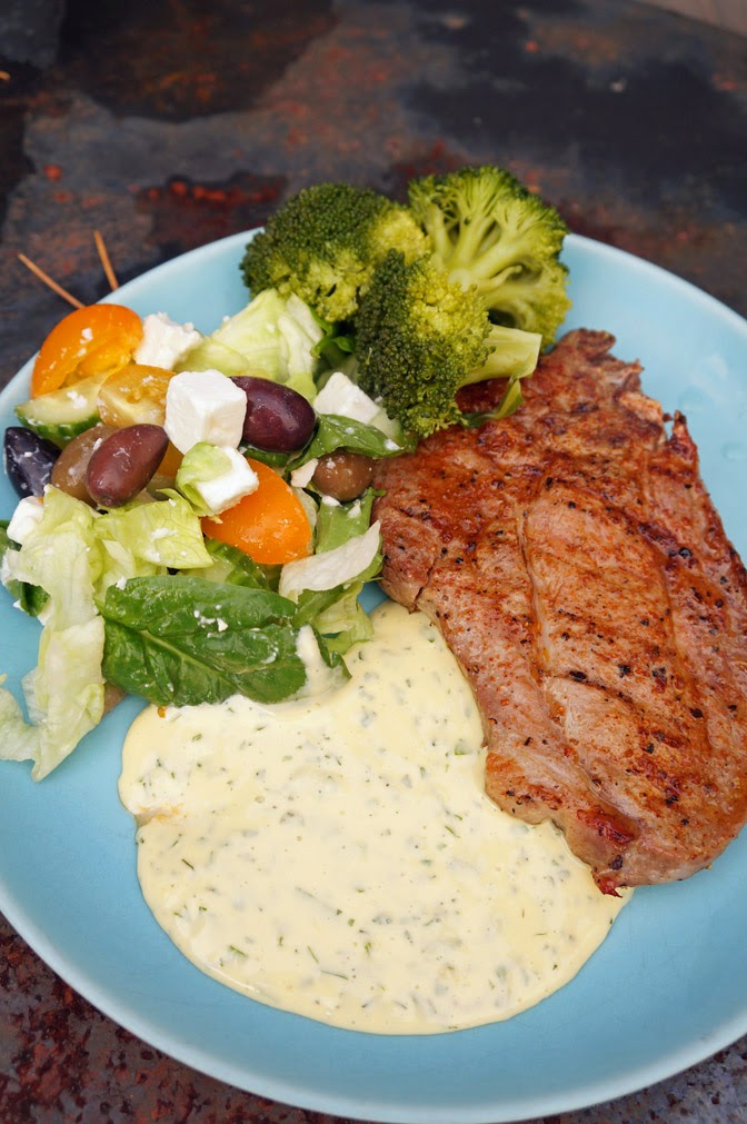 Enkel men god mat och äppelmos