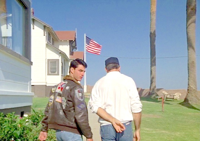 The Voice of Vexillology, Flags & Heraldry: US flag in Top Gun 1986