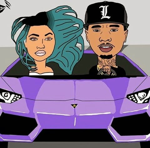 Getting bold! Kylie Jenner shares animated pic of herself and Tyga