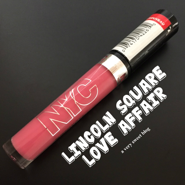 NYC New York Color Cosmetics Expert Last Lip Lacquer Review & Swatches ...