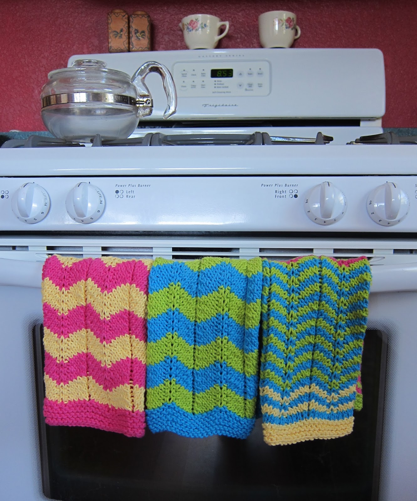 Thinking Out Loud: Knitted Kitchen Towels Free Pattern