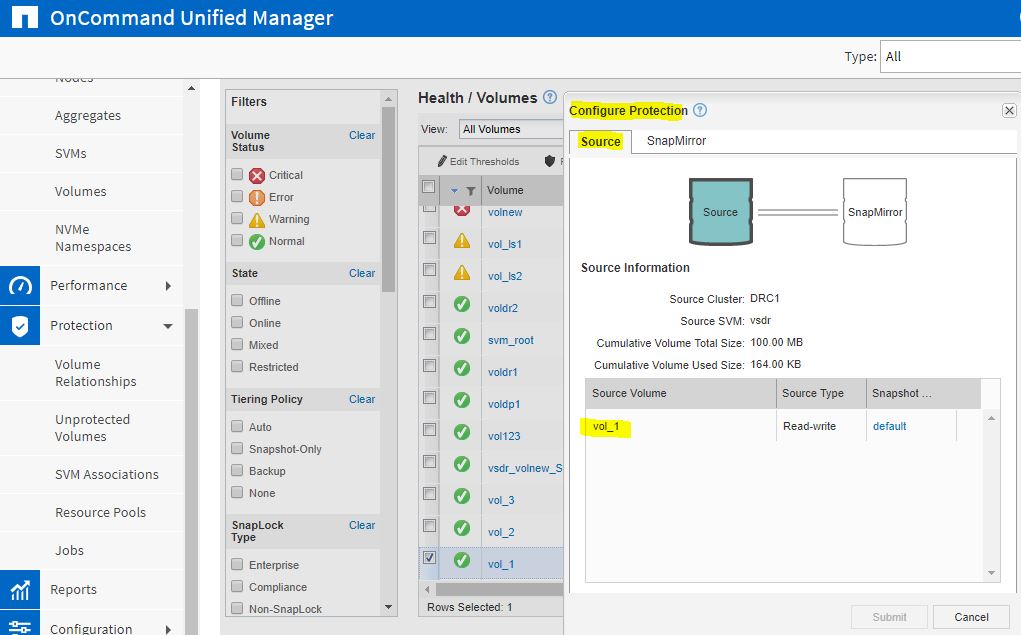 Remote Infrastructure Management: Data Protection using NetApp OnCommand Unified Manager