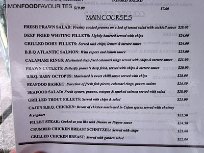 Simon Food Favourites: Boatshed Café: Waiter there’s a hair in my Prawn ...