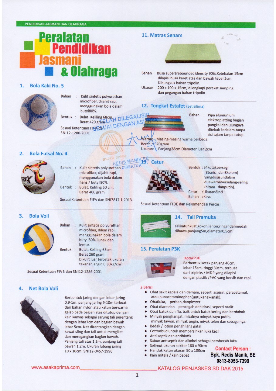 ALAT PERAGA OLAH RAGA SMP 2017 ~Alat Olahraga Sekolah - Jual ...