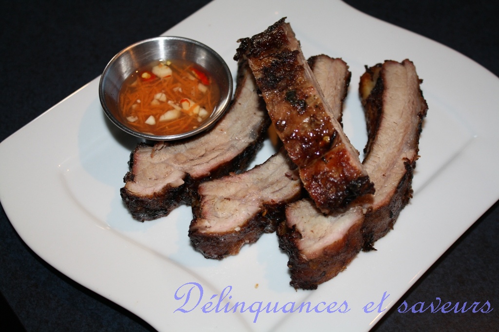 Délinquances et saveurs: Côtes de dos à l'orientale