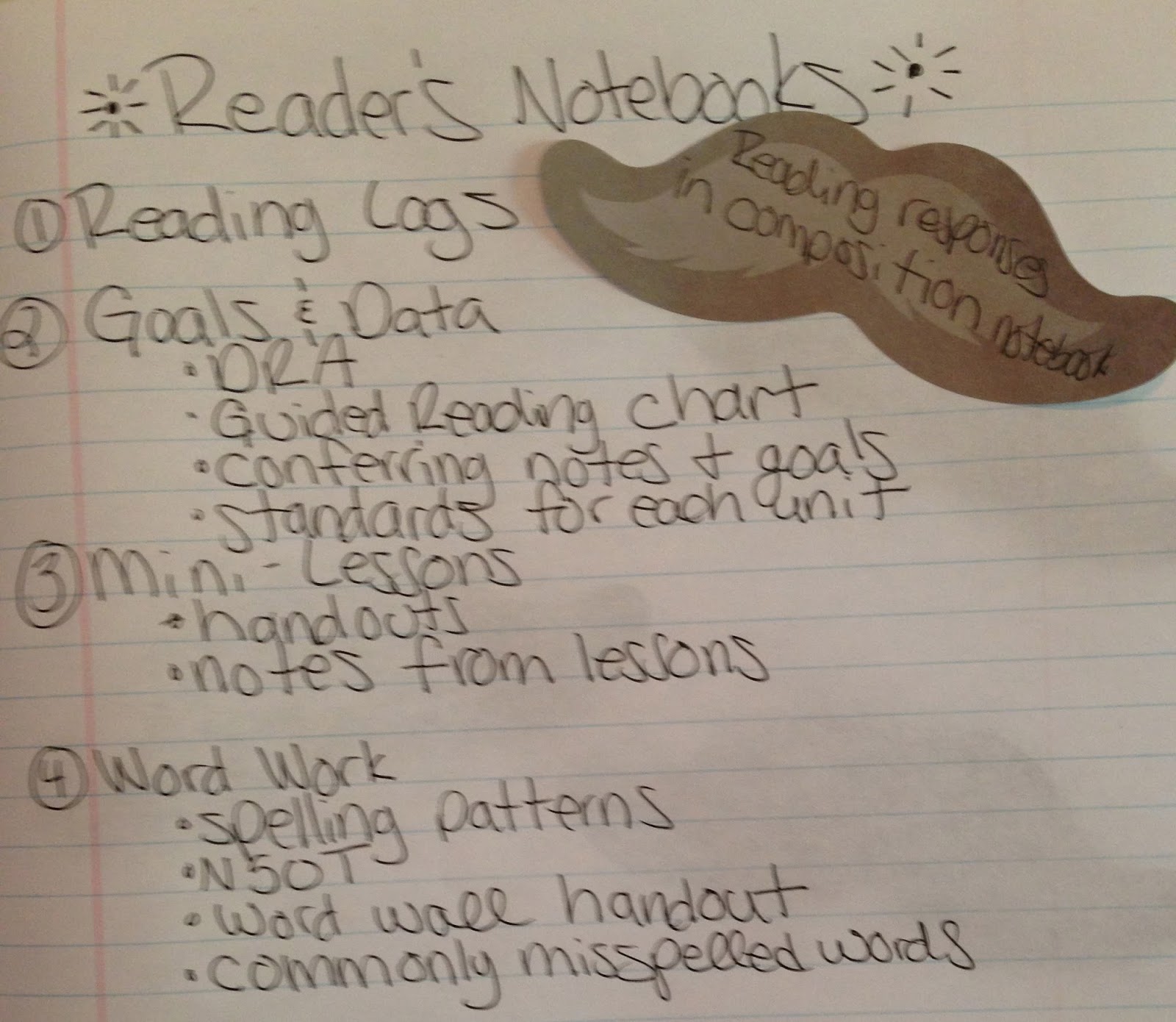 Miss McTeacher: Reader's Notebooks & *FREEBIE*